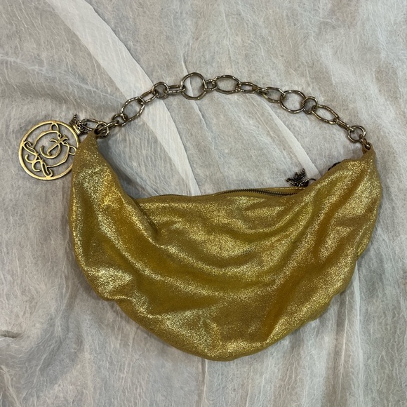 Juicy Couture | Bags | Y2k Vintage Juicy Couture Gold Sheen Leather ...